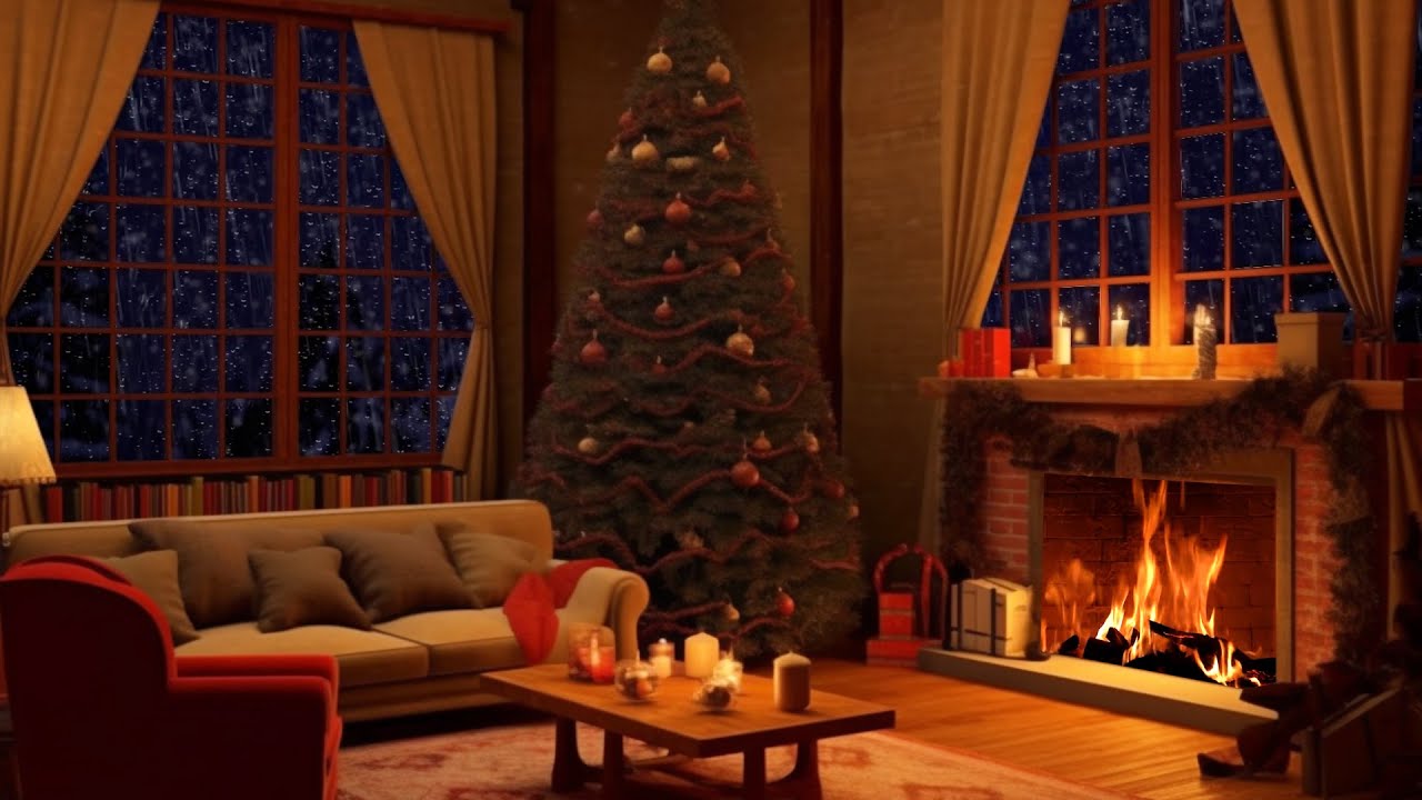 Christmas Rain | Reunited in Warm Christmas Atmosphere With Rain Sound ...