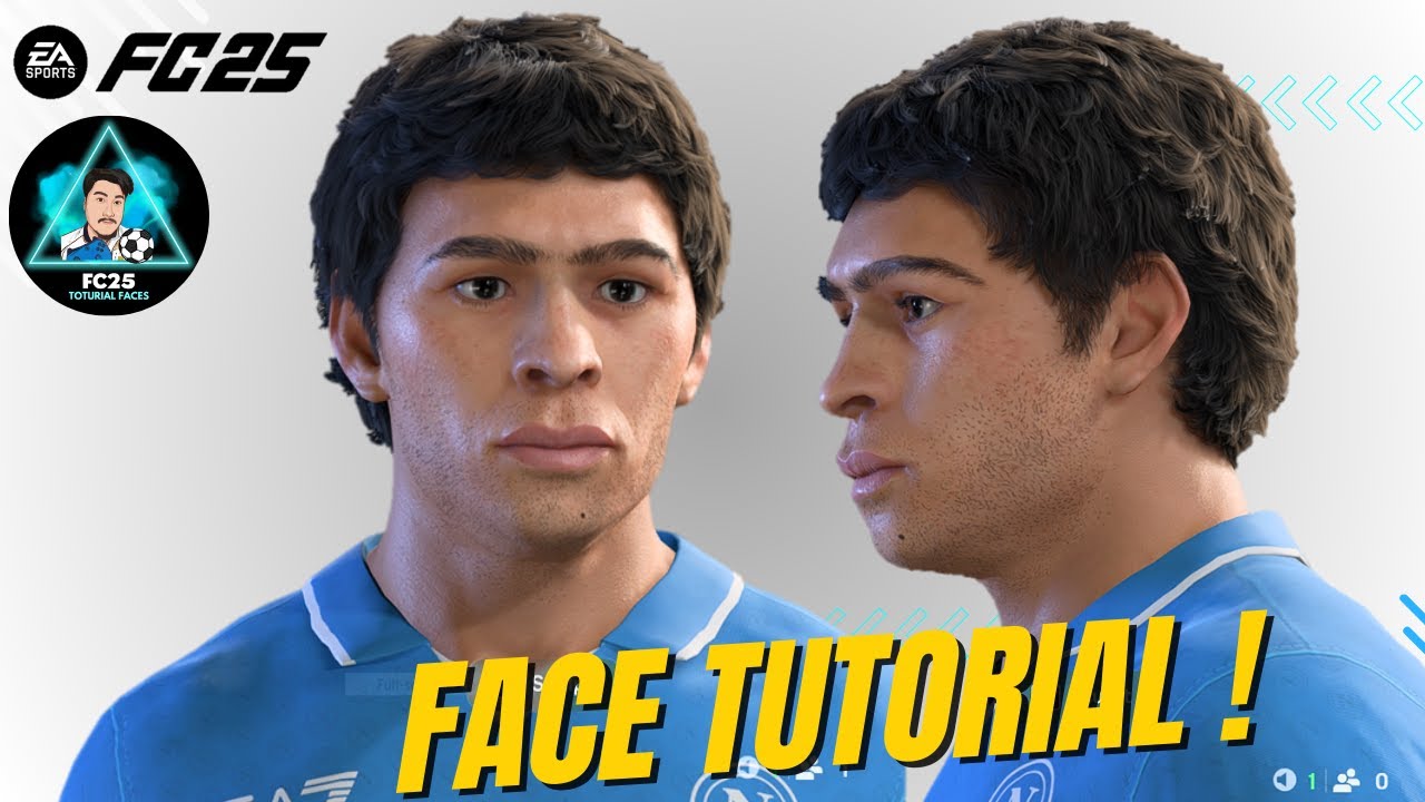 EA FC25 - Diego Maradona Face - Pro clubs Face Creation - Career mode ...