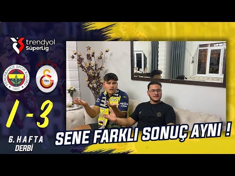 FANATİK FENERBAHÇELİLER FENERBAHÇE GALATASARAY DERBİSİNİ İZLERSE - FENERBAHÇE 1-3 GALATASARAY