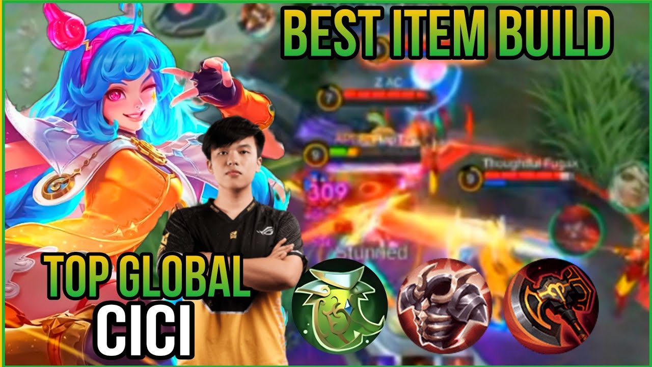 Mobile Legends | Flaptzy Used CiCi | 5 man Rank Game - YouTube