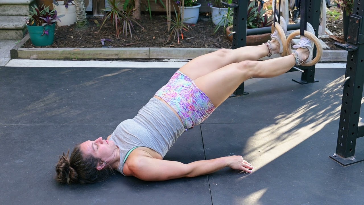 Ring Hamstring Curls - YouTube