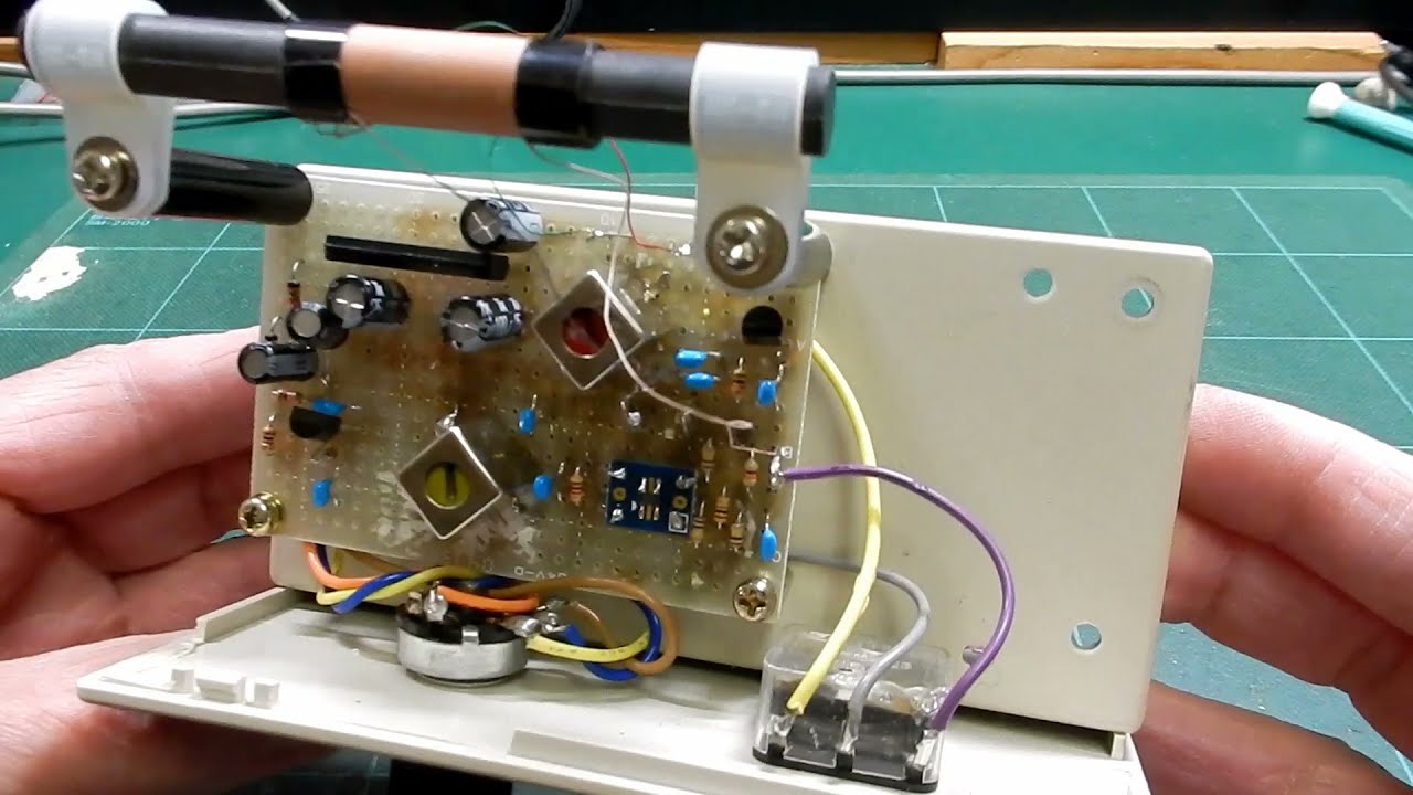 UTC7642を用いたAMスーパーラジオの製作 - YouTube