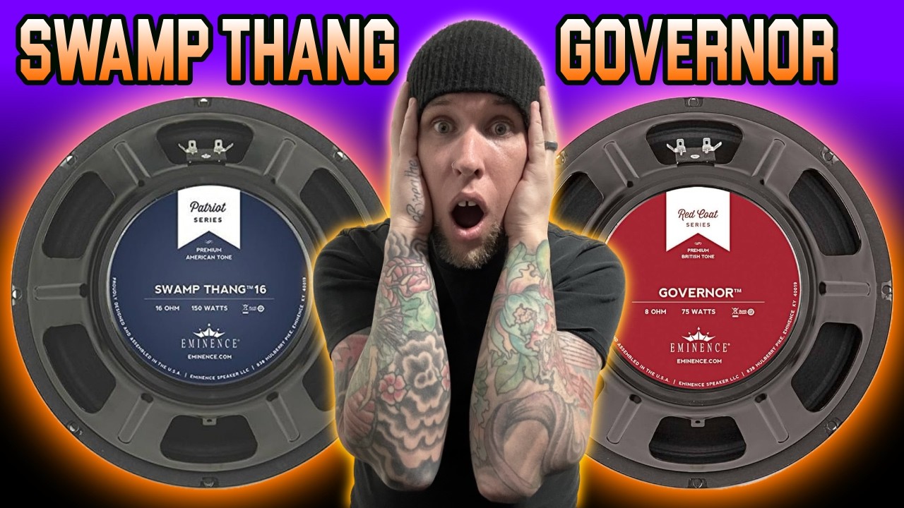 Eminence Swamp Thang vs Governor - GUITAR SPEAKER SHOOTOUT - YouTube