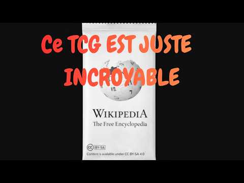 PACK OPENING SUR LE TCG WIKIPEDIA JE DROP DES BANGERS !! -Wikigacha