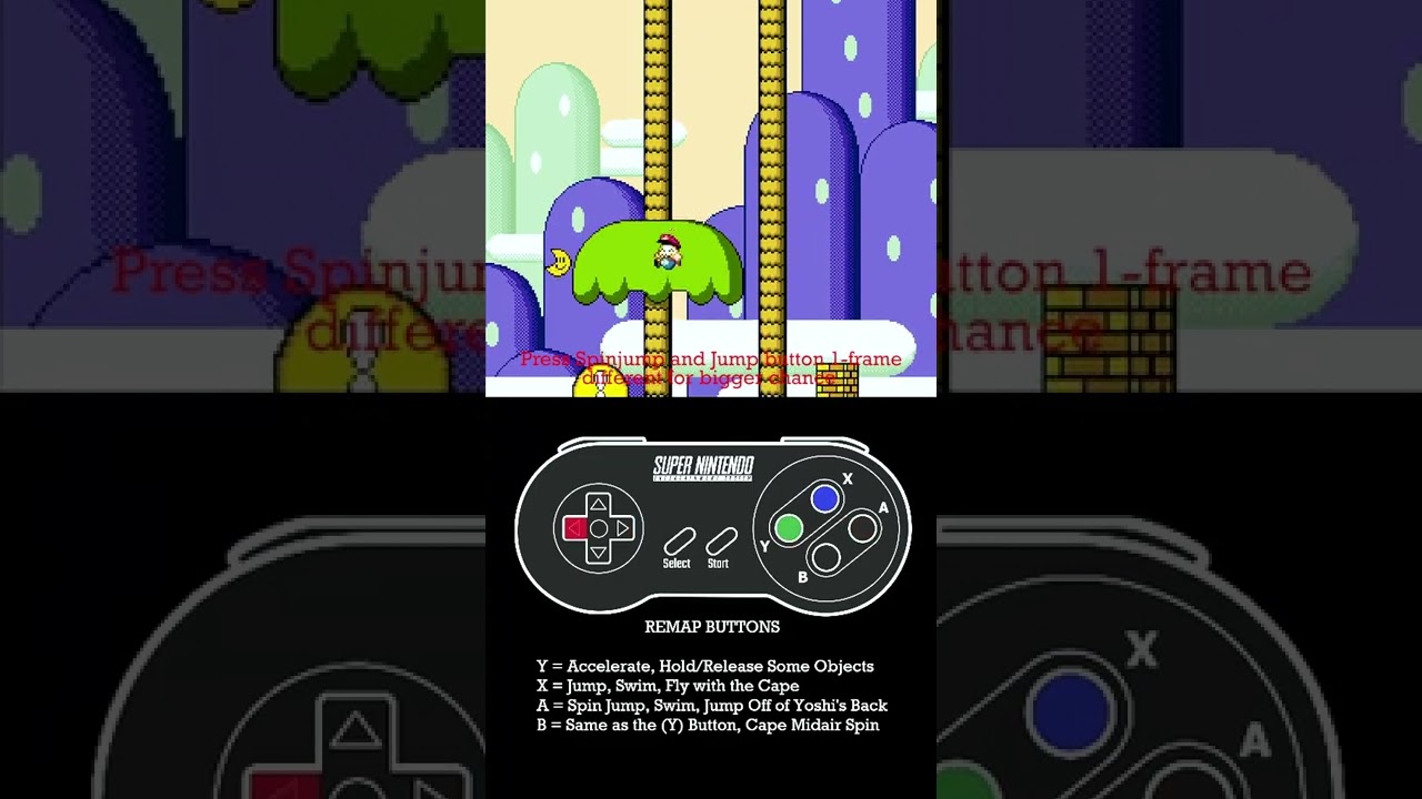 Mario Kaizo Tips - Yump for Obtaining Moon | SMW Kaizo: Things.smc ...