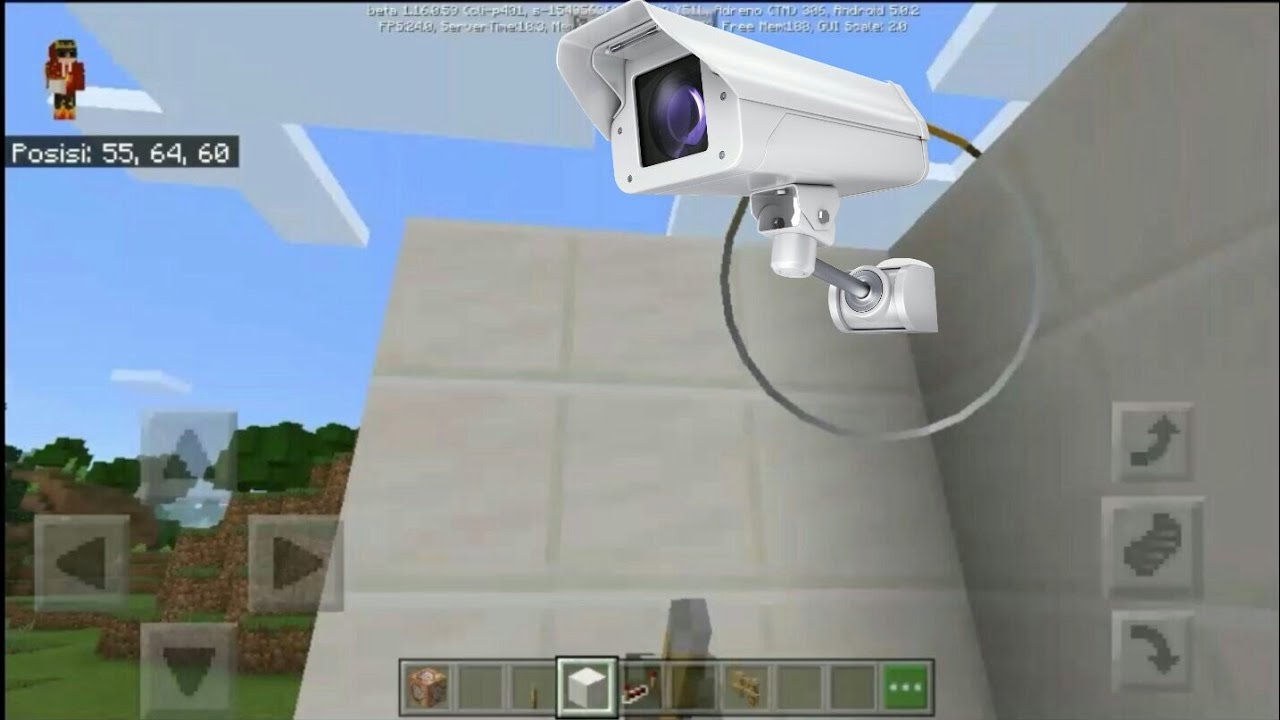 Cara membuat cctv di minecraft no mod no addons - YouTube