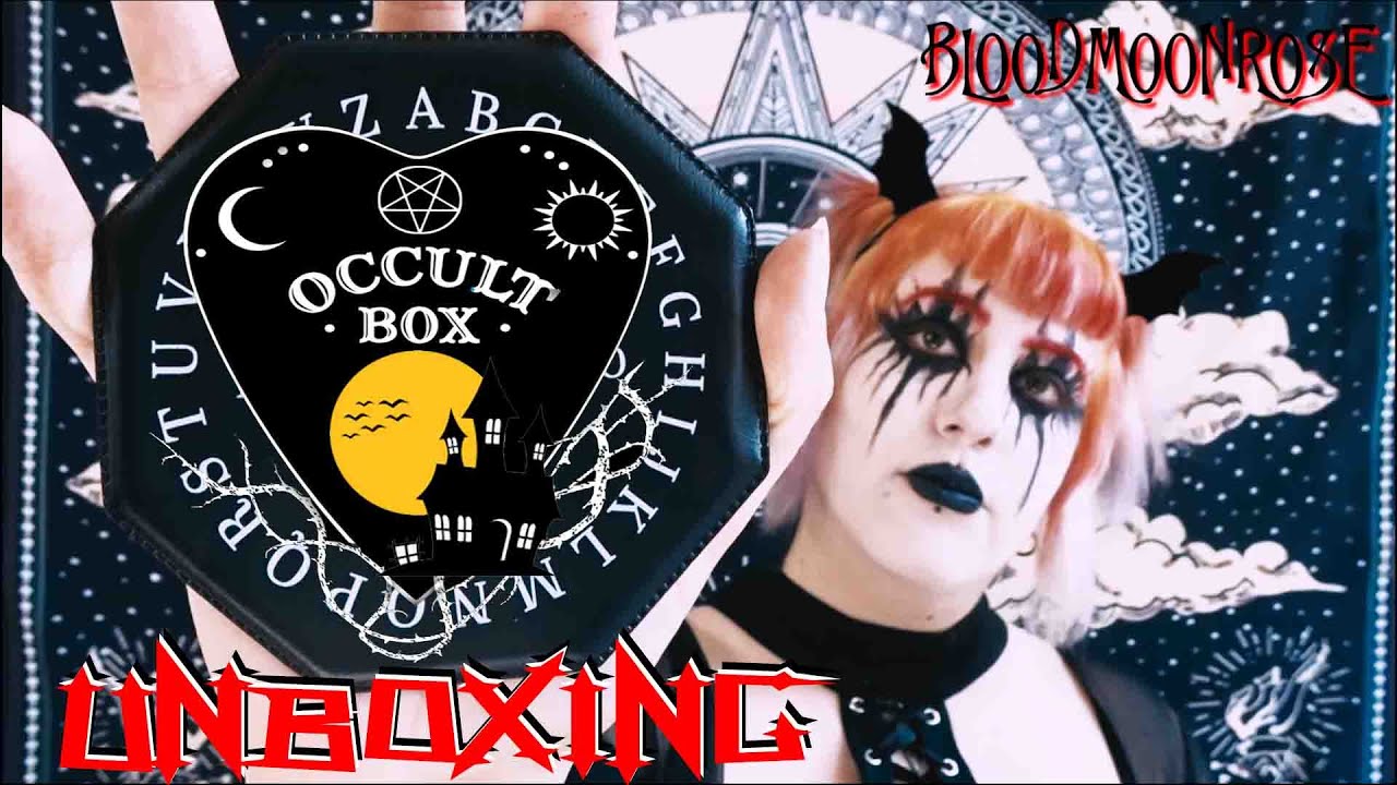 UNBOXING ¦ OCCULT BOX ¦ Haunted House - May 2021 ¦ BloodMoonRose - YouTube