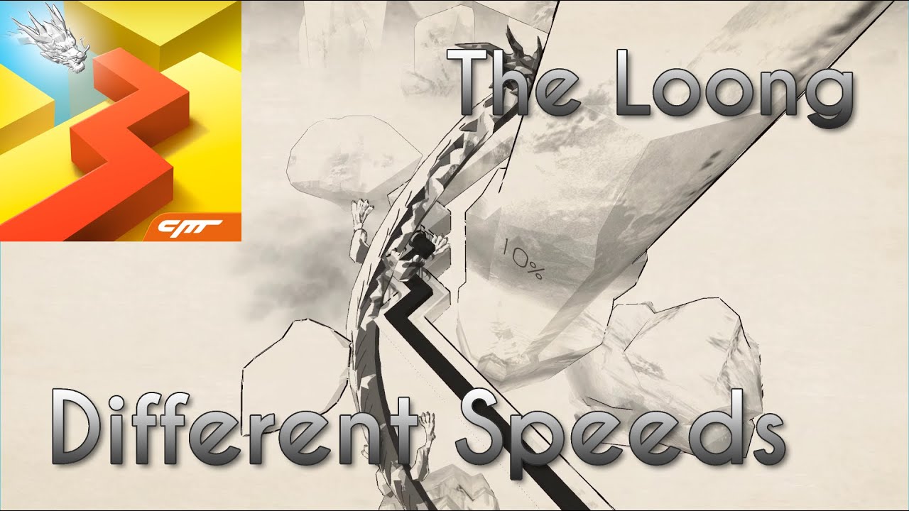 Dancing Line - The Loong (Different Speeds) - YouTube