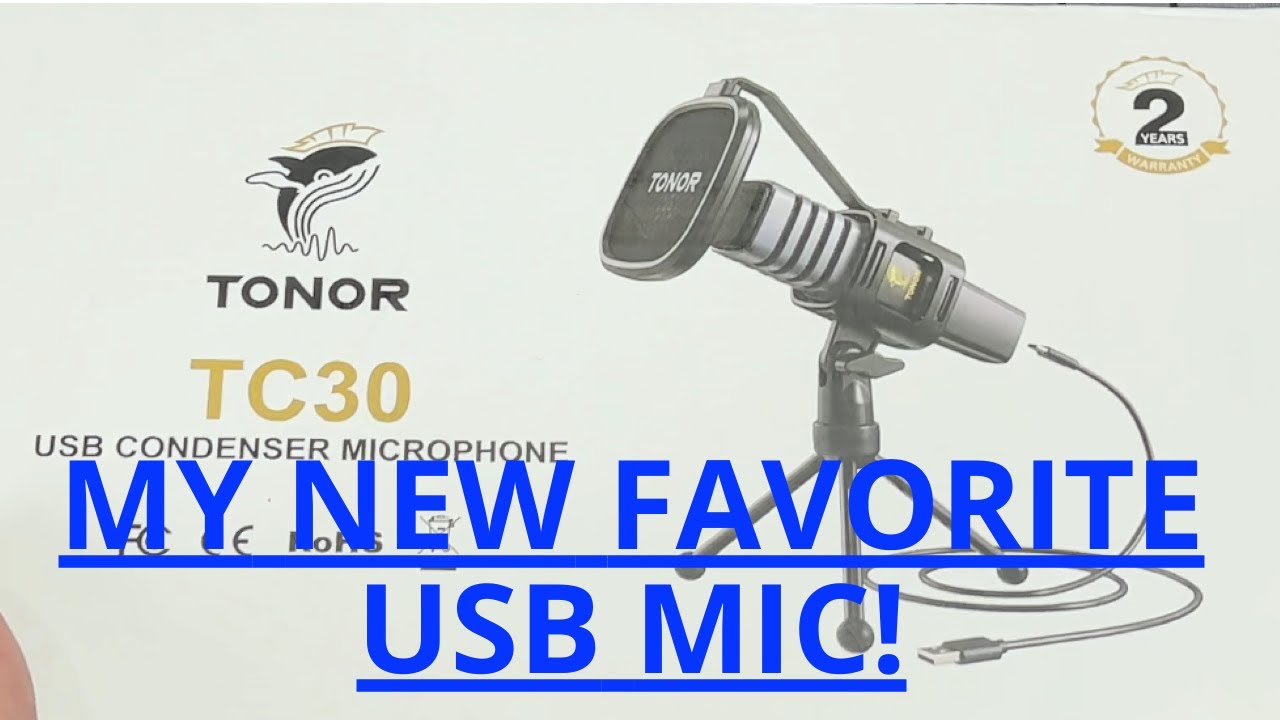 Tonor TC30 USB Microphone maybe the best USB condenser Mic I've tried ...