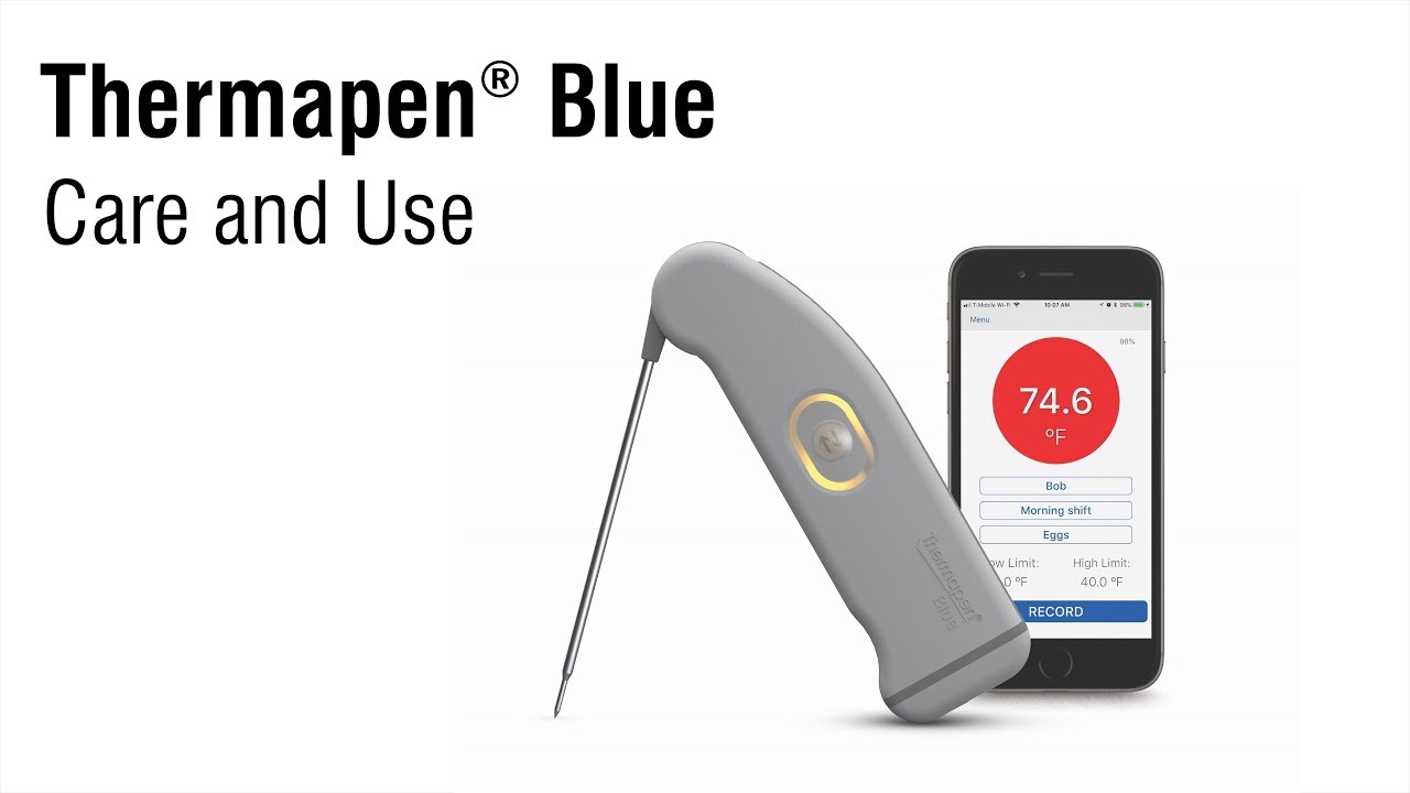 Thermapen Blue Care Guidelines - YouTube