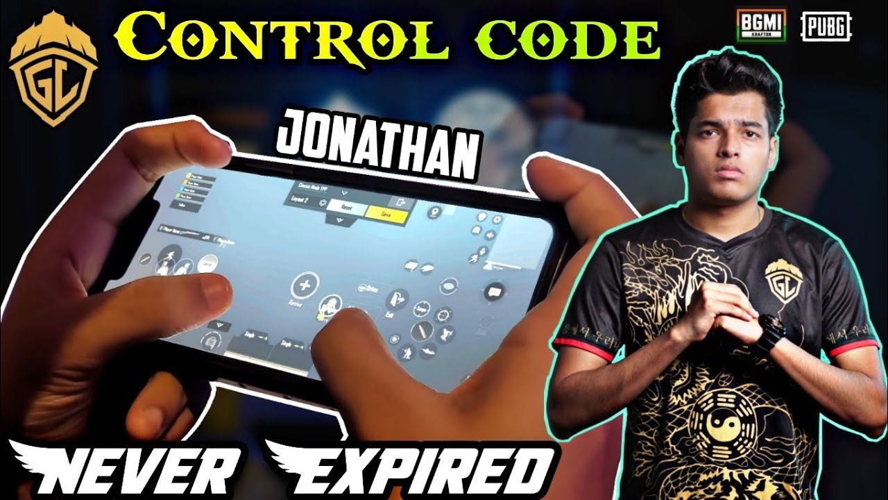 (NEW) Jonathan Gaming Control code And New Sensitivity Code 2022/ BGMI ...