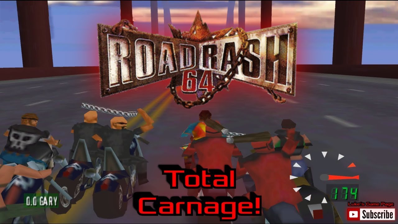 Road Rash 64 is pure chaos! Gameplay and Overview N64 HD 1080p - YouTube