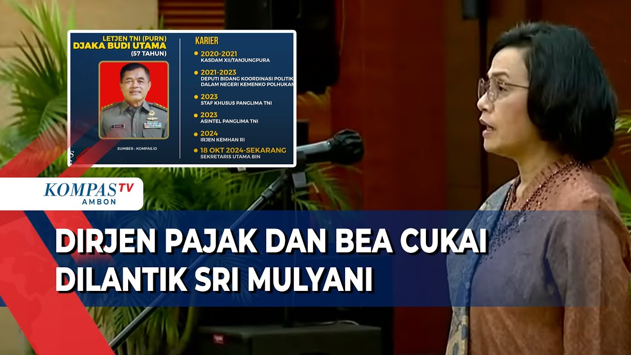 Djaka Budi Utama sebagai Dirjen Bea Cukai dan Bimo Wijayanto sebagai ...