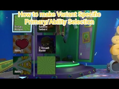 How to make Variant Specific Primary/Ability Selection - YouTube