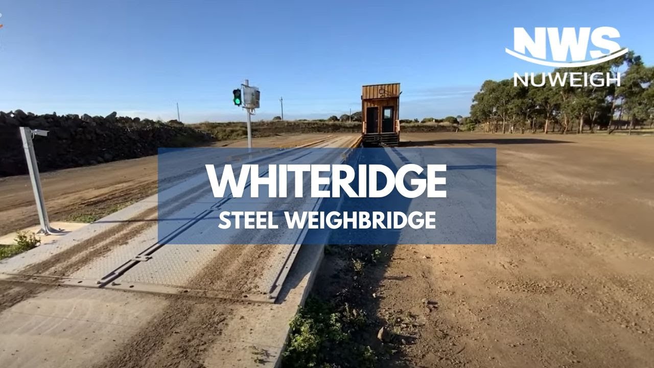 WhiteRidge Steel Weighbridge NUWEIGH - YouTube