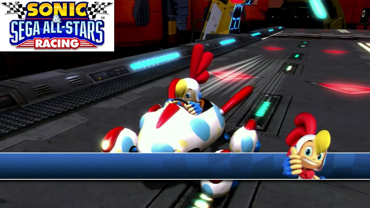 Sonic & Sega All-Stars Racing: Billy Hatcher Racing In Thunder Deck ...
