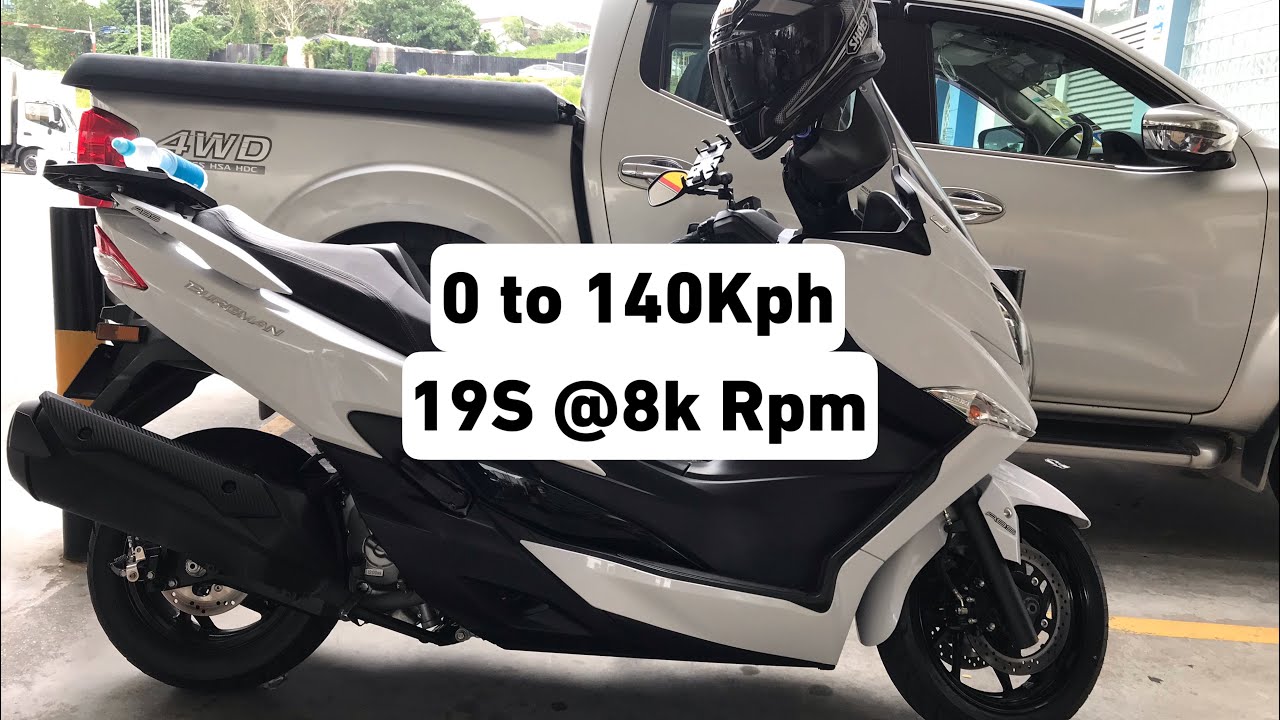Top Speed Suzuki Burgman 400 - YouTube
