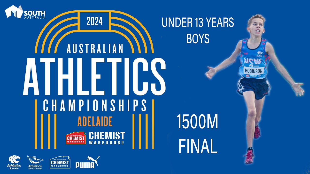 Isaac Robinson - 2024 Australian Athletics Championships - 13yrs Boys ...