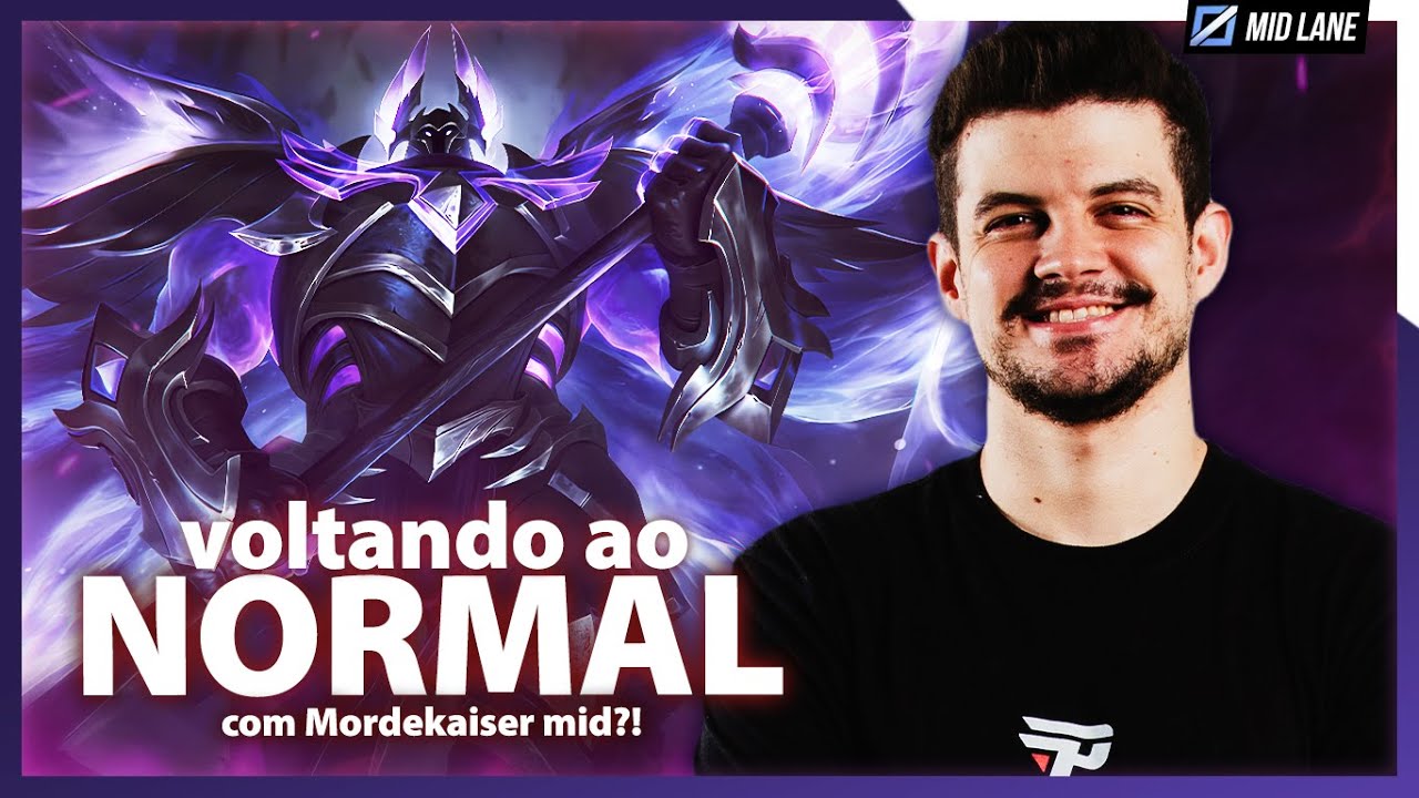 Voltando à NORMALIDADE... com MORDEKAISER MID?! (solo queue!) - YouTube