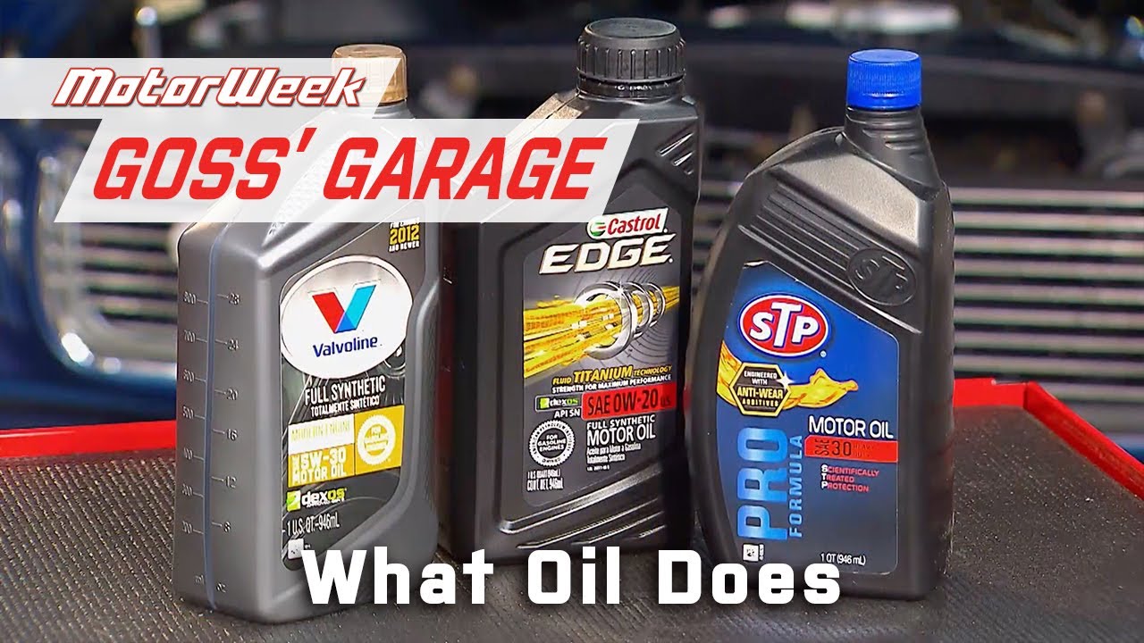What Oil Does | Goss' Garage - YouTube