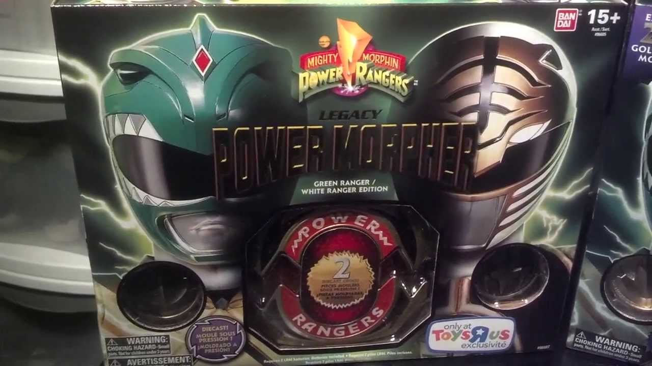 Legacy Power Morpher Green/White Ranger Edition Re - YouTube
