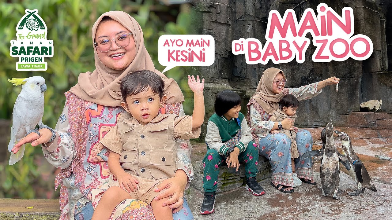 BUNDA AJAK LEXIE MAIN DI BABY ZOO THE GRAND SAFARI PRIGEN 😍 LEIKA LEXIE SENENG BELAJAR HEWAN ...