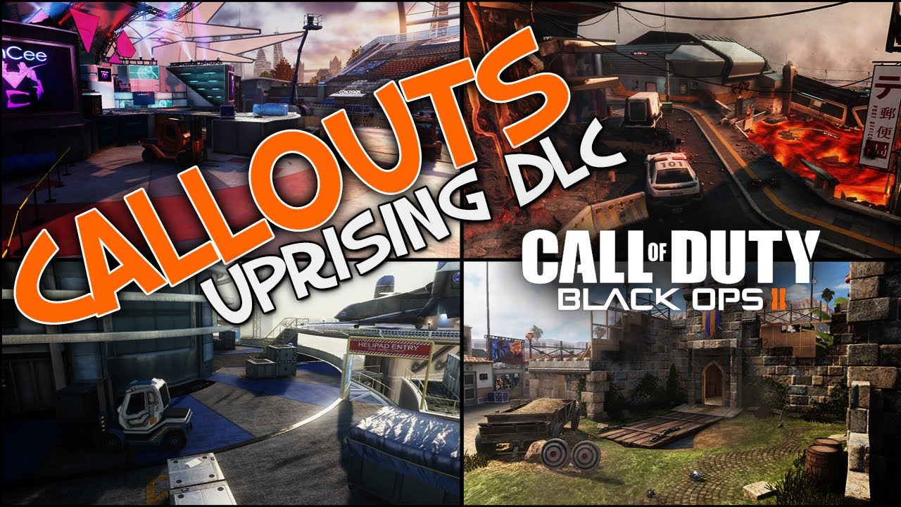 Callouts - Encore, Magma, Studio and Vertigo (Uprising DLC Maps) Black ...
