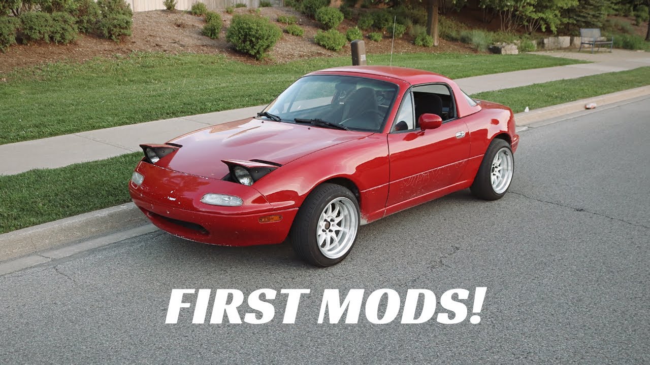 Project NA Miata Gets First Upgrades! - YouTube