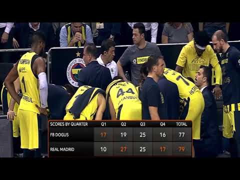Fb doğuş vs real madrid 77-79 son 2:40 saniye (28.12.2017)