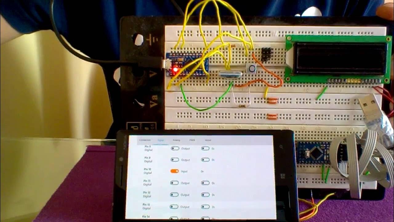 UWP BLUETOOTH HC-05 ARDUINO PRO MICRO STANDARDFIRMATA - YouTube