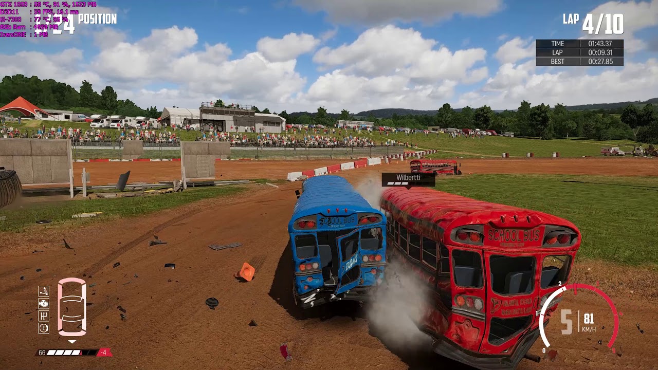 Wreckfest - "School Bus" Test Drive Gameplay [1080p60FPS] - YouTube