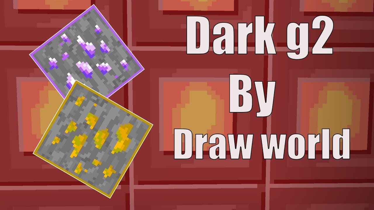 TEXTURE PACK "Dark g2" BY DRAW WORLD - YouTube