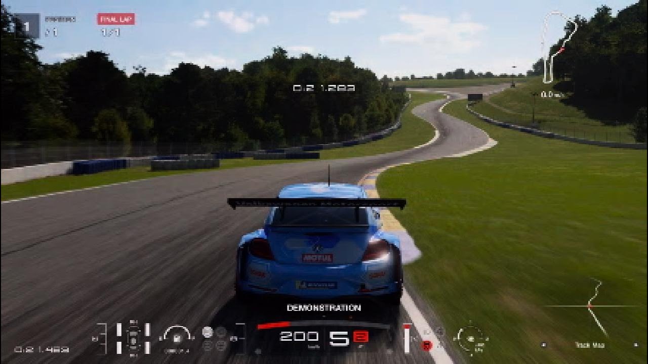 GT7 - Michelin Raceway Road Atlanta Demonstration Lap - YouTube