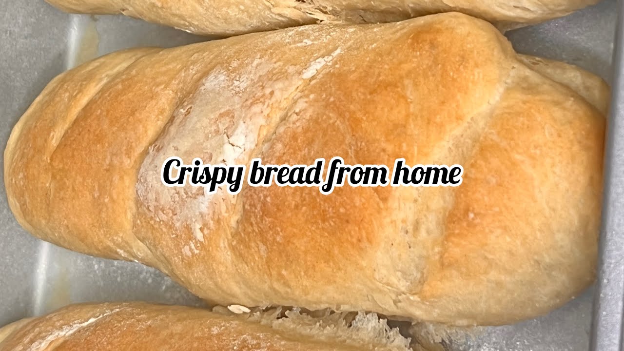 Fresh and crispy bread from home ( pain croustillant) - YouTube