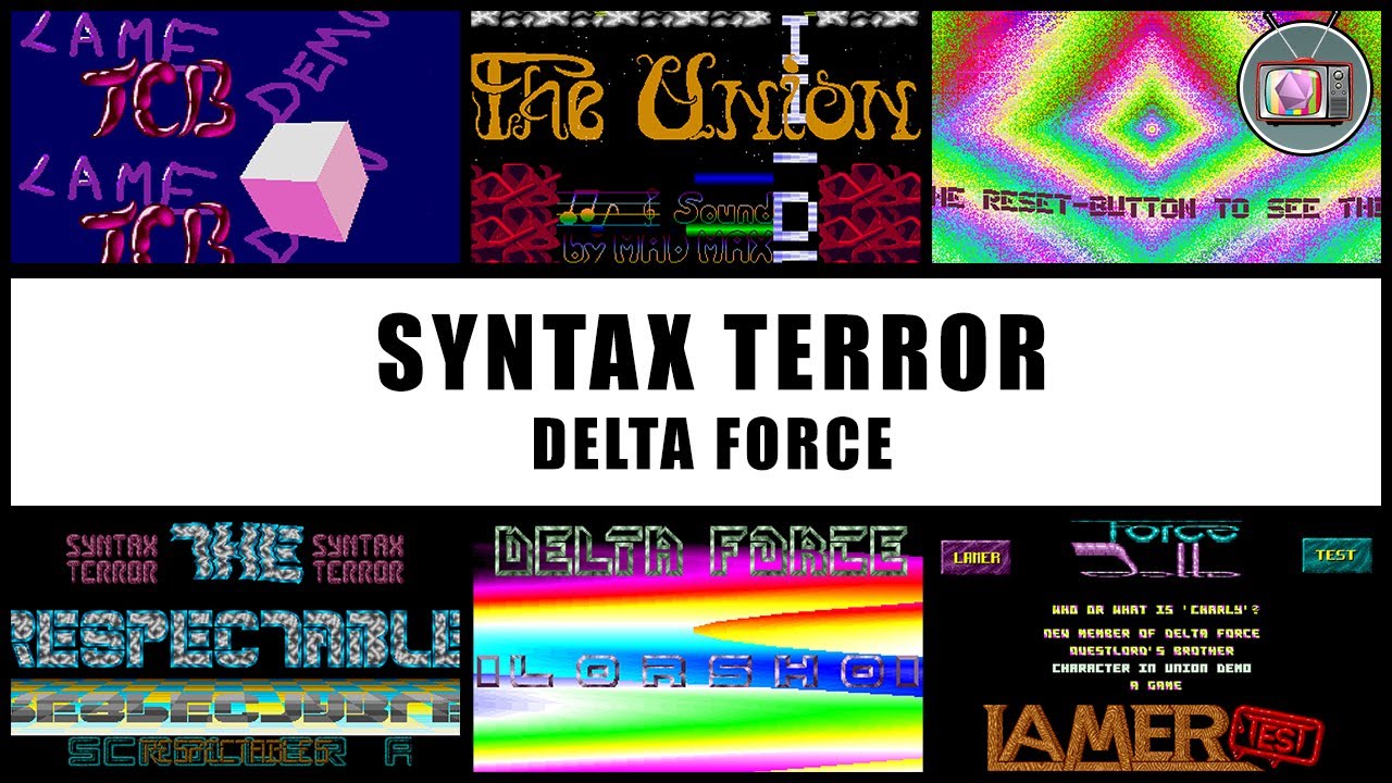 Syntax Terror by Delta Force (1990) | Complete Atari ST Demo - YouTube
