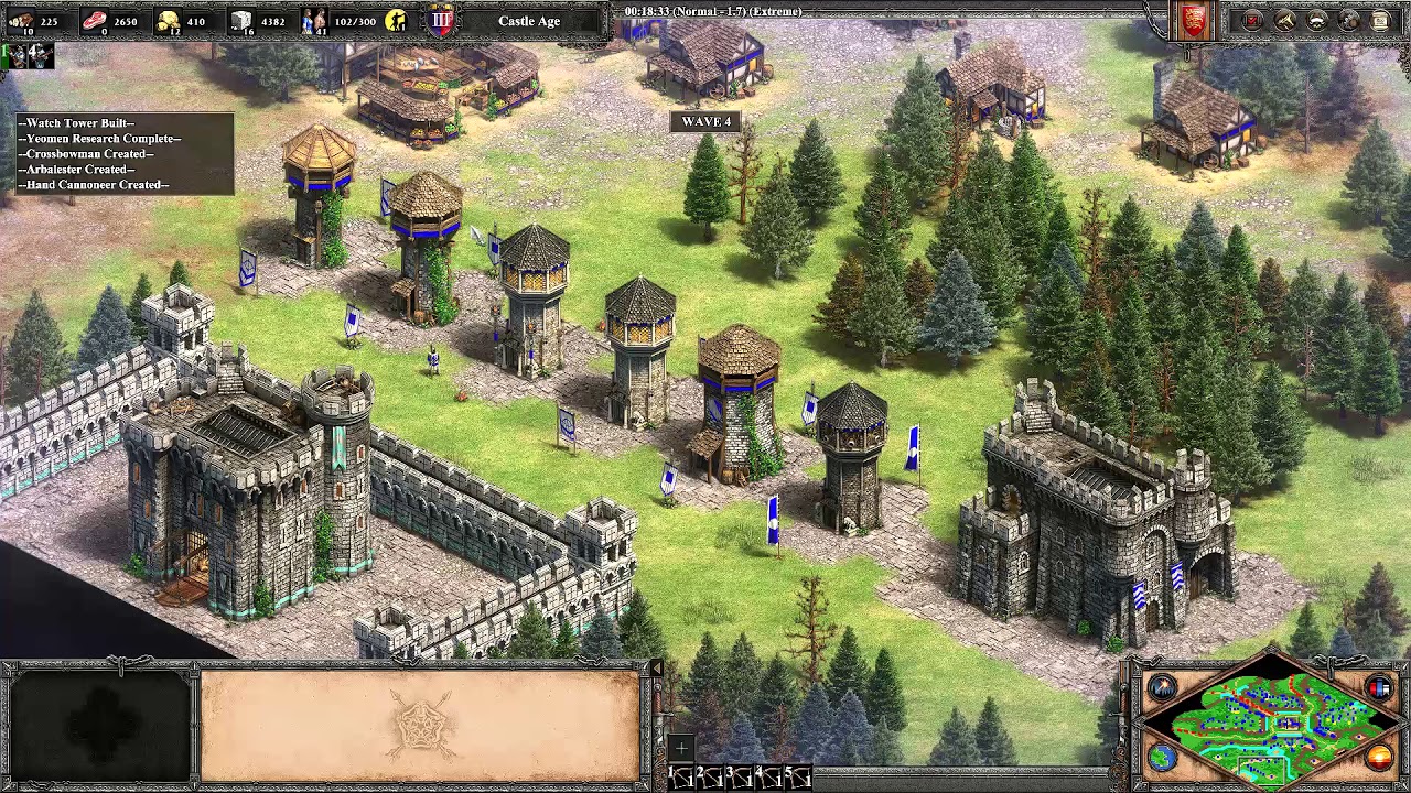 AOE2DE Mod: Tower Defense - The Canyon Monastery (Extreme) - YouTube