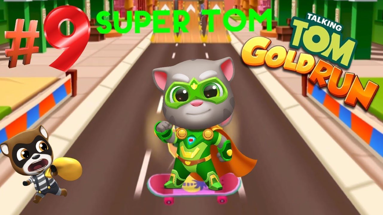 TALKING TOM GOLD RUN 2 with super TOM #9 : new levels and update ...