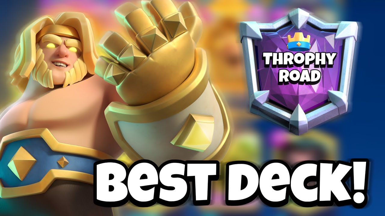 Best Heroic Giant Deck in Clash Royale! Unstoppable Ladder Push - YouTube
