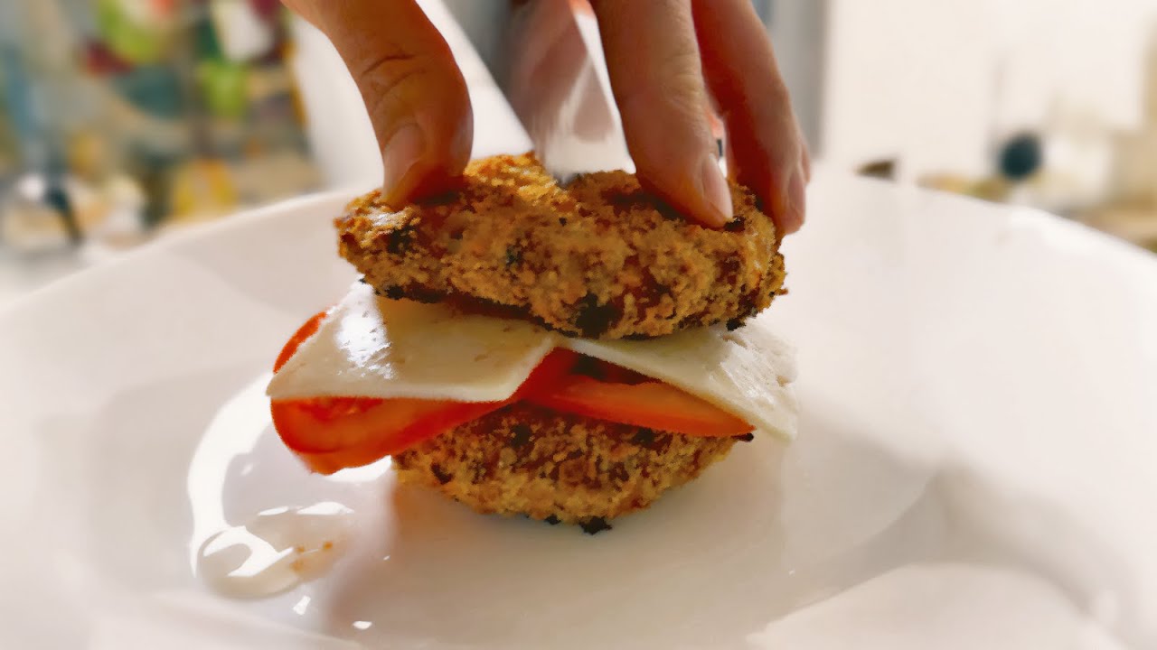 Fried Chicken Burger Recipe | No-Bun, Double Chicken Patty - YouTube