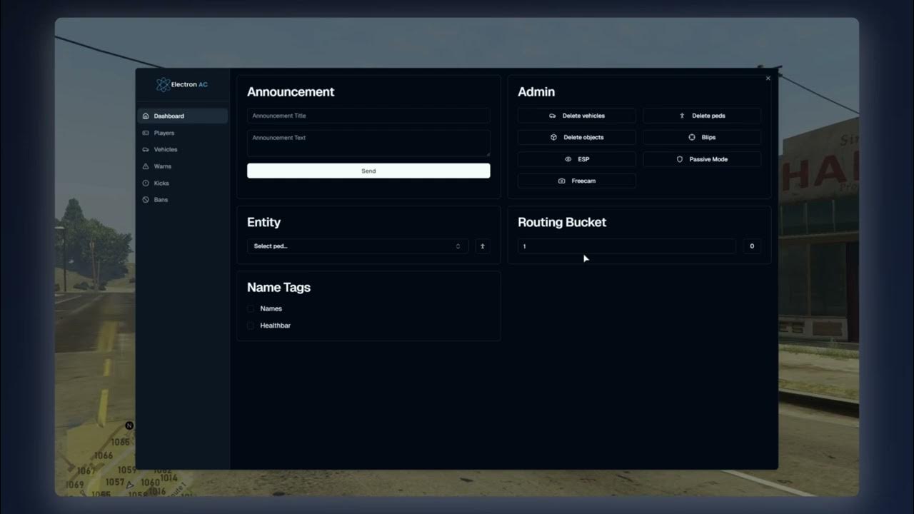 Electron Anticheat | Ingame Panel Demo - YouTube