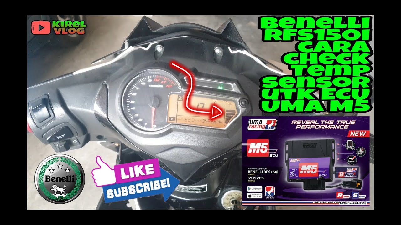 Benelli RFS150i | Cara Check Temp Sensor utk ECU UMA M5 - YouTube