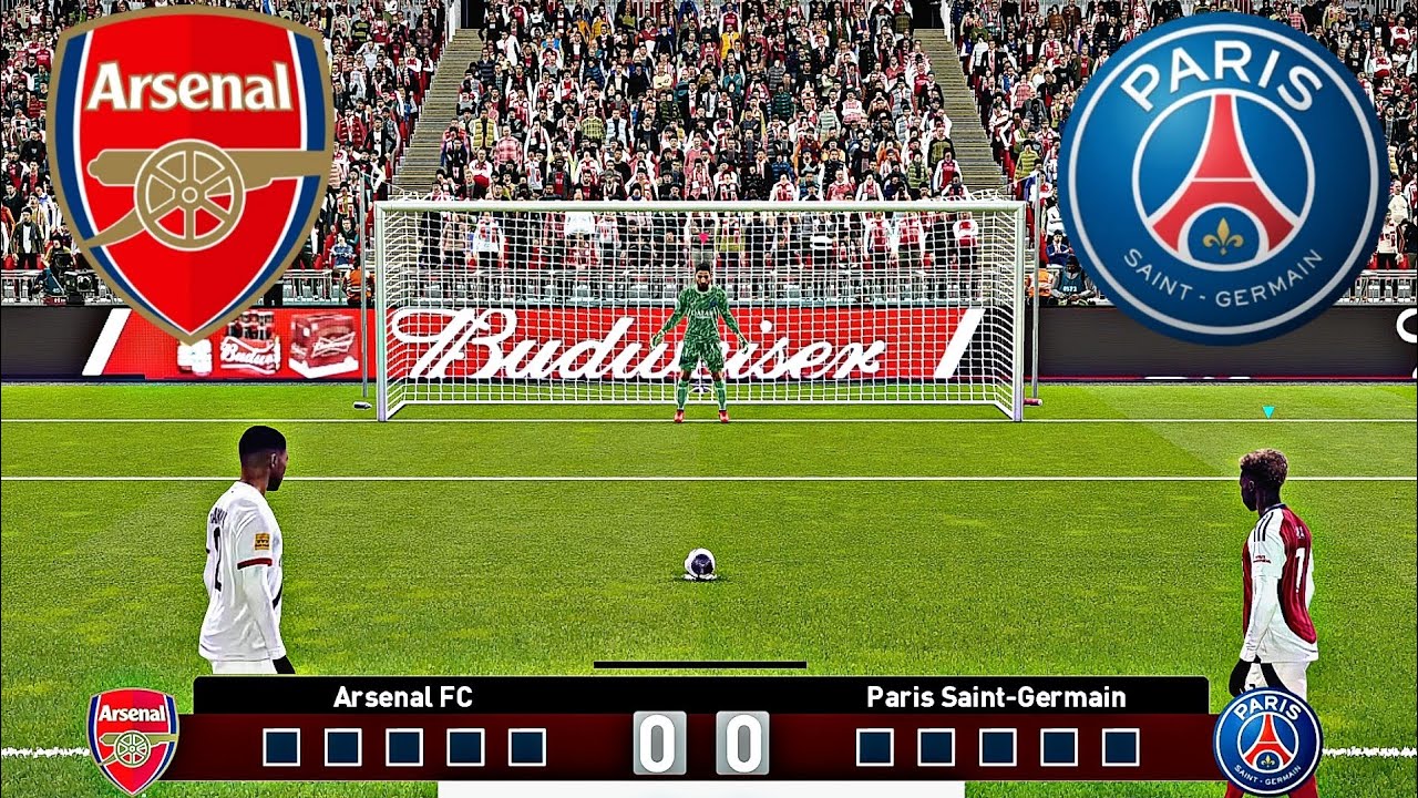 ARSENAL VS PSG FULL PENALTY SHOOTOUT | ARS VS PSG HIGHLIGHTS - YouTube