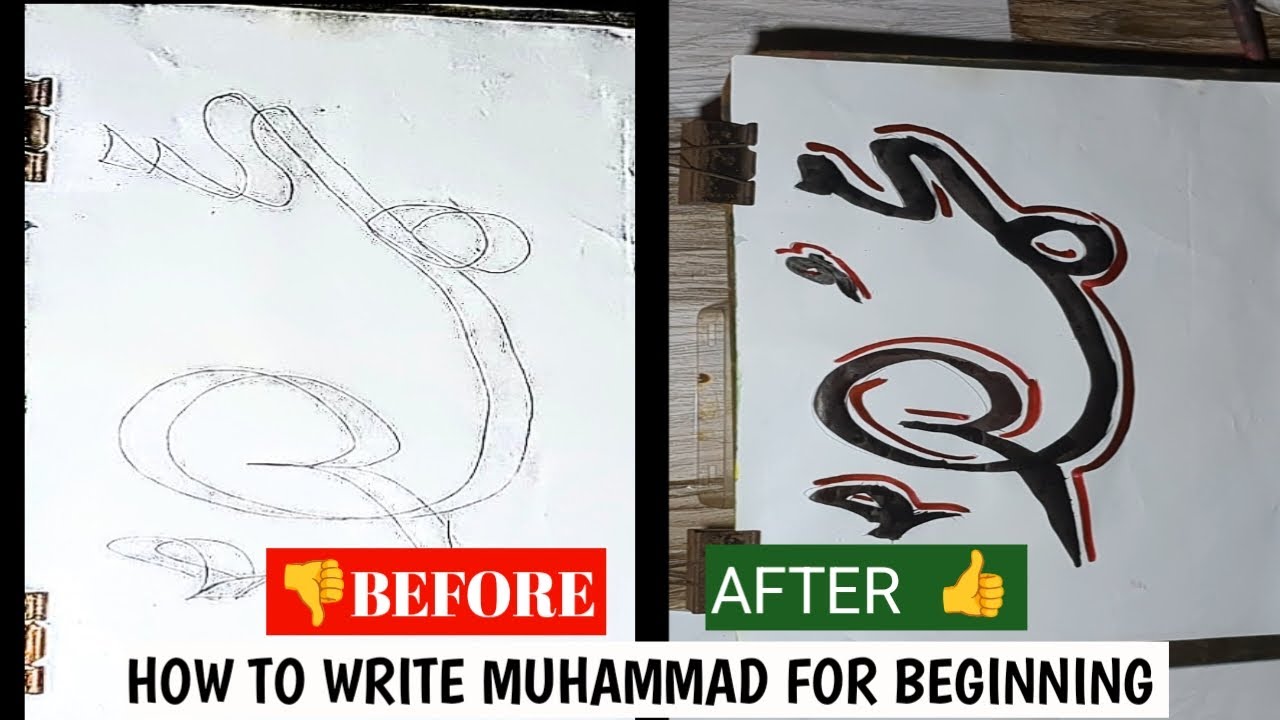 "Master the Art of Writing MUHAMMAD: A Beginner's Step-by-Step Guide ...