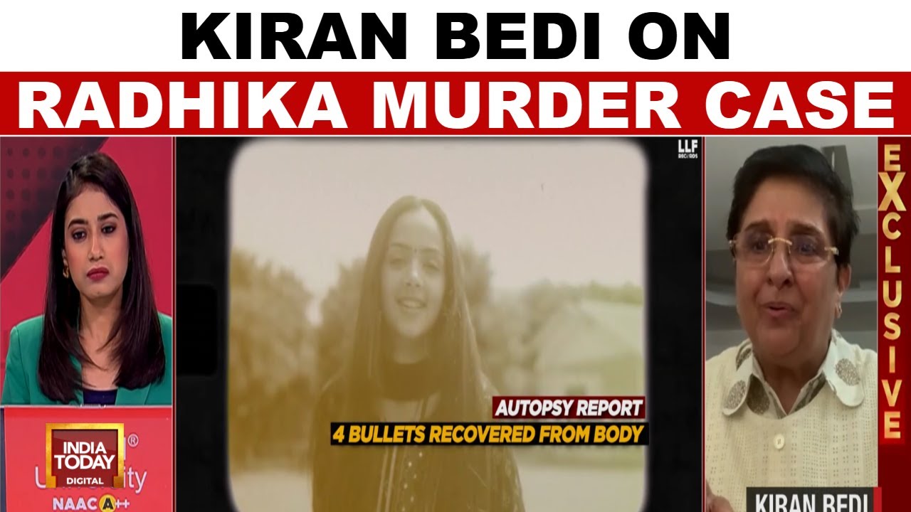 Former IPS Officer Kiran Bedi Speaks On Radhika Yadav's Murder: Society ...