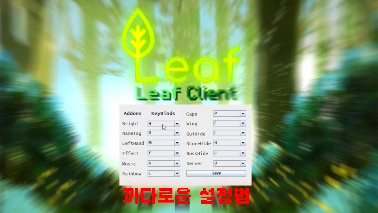 좀 많이 이상한 클라이언트 - Leaf client - YouTube