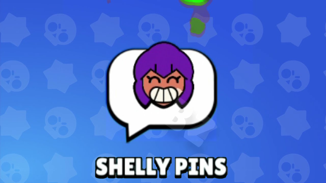 Animated Shelly Pins - Brawl Stars - YouTube