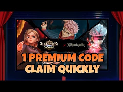 PREMIUM CODE GUYS!!! CLAIM QUICKLY [[Summoners War x Jujutsu Kaisen] - YouTube
