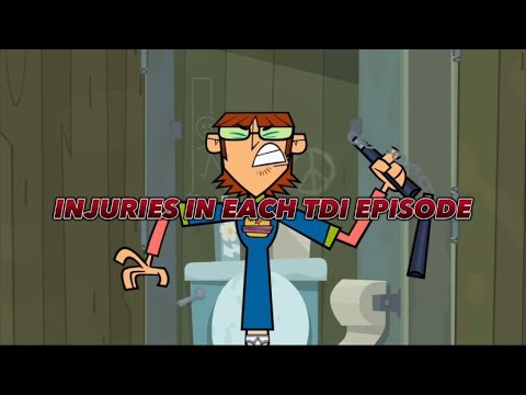 An Injury From Every Episode of Total Drama Island - YouTube