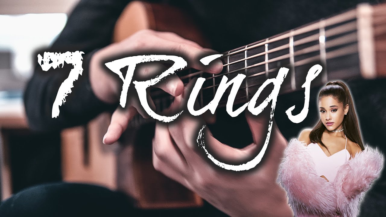 7 RINGS - Ariana Grande ( Acoustic Guitar Fingerstyle cover by Edward ...
