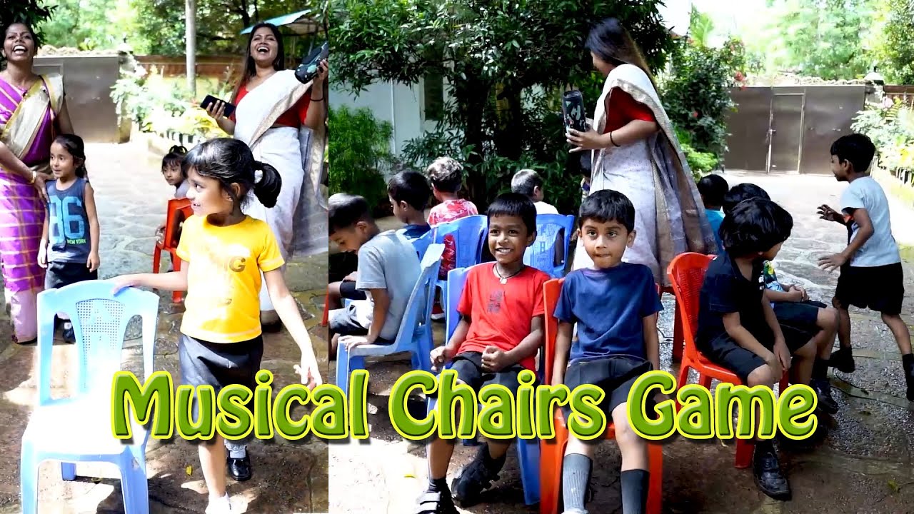 Little rose pre school - Musical Chairs Game -Song for Children - Kids ...